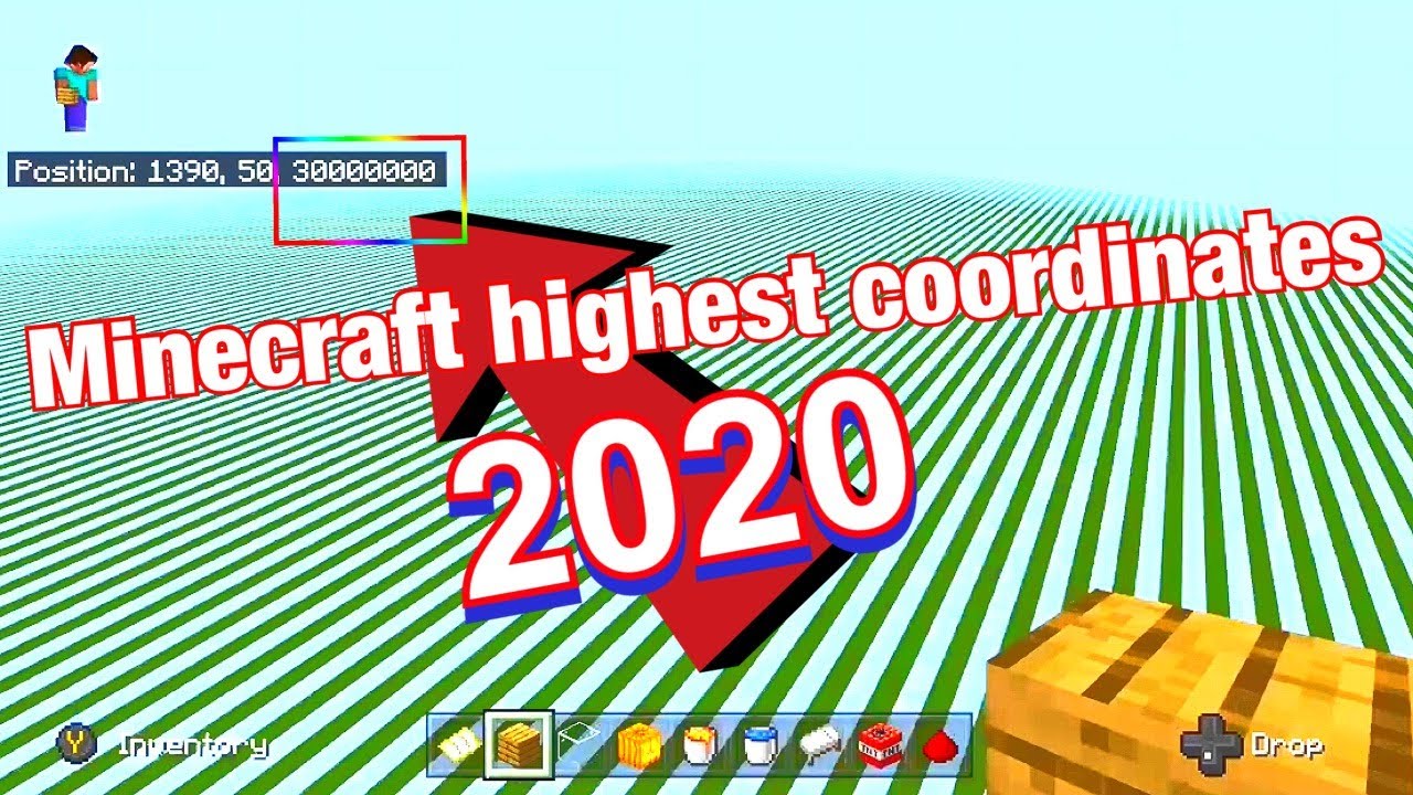 Getting to the max coordinates in Minecraft (2020) - YouTube