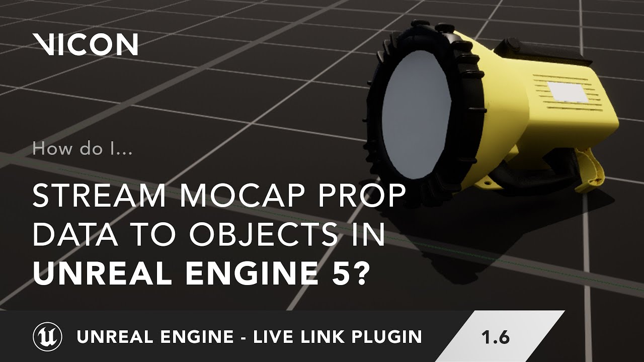 Streaming motion capture prop data to objects in Unreal Engine 5 - YouTube