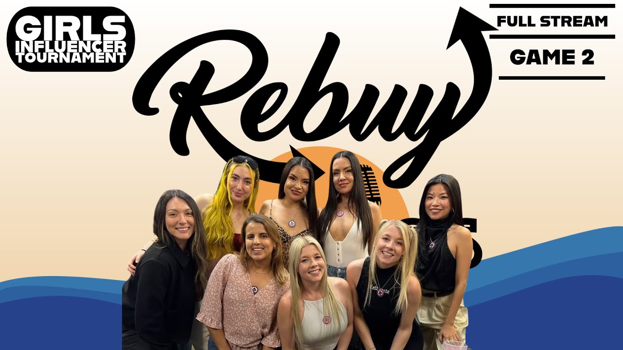 POKER TOURNAMENT at REBUY STUDIOS - GIRL INFLUENCERS - Game 2 - YouTube