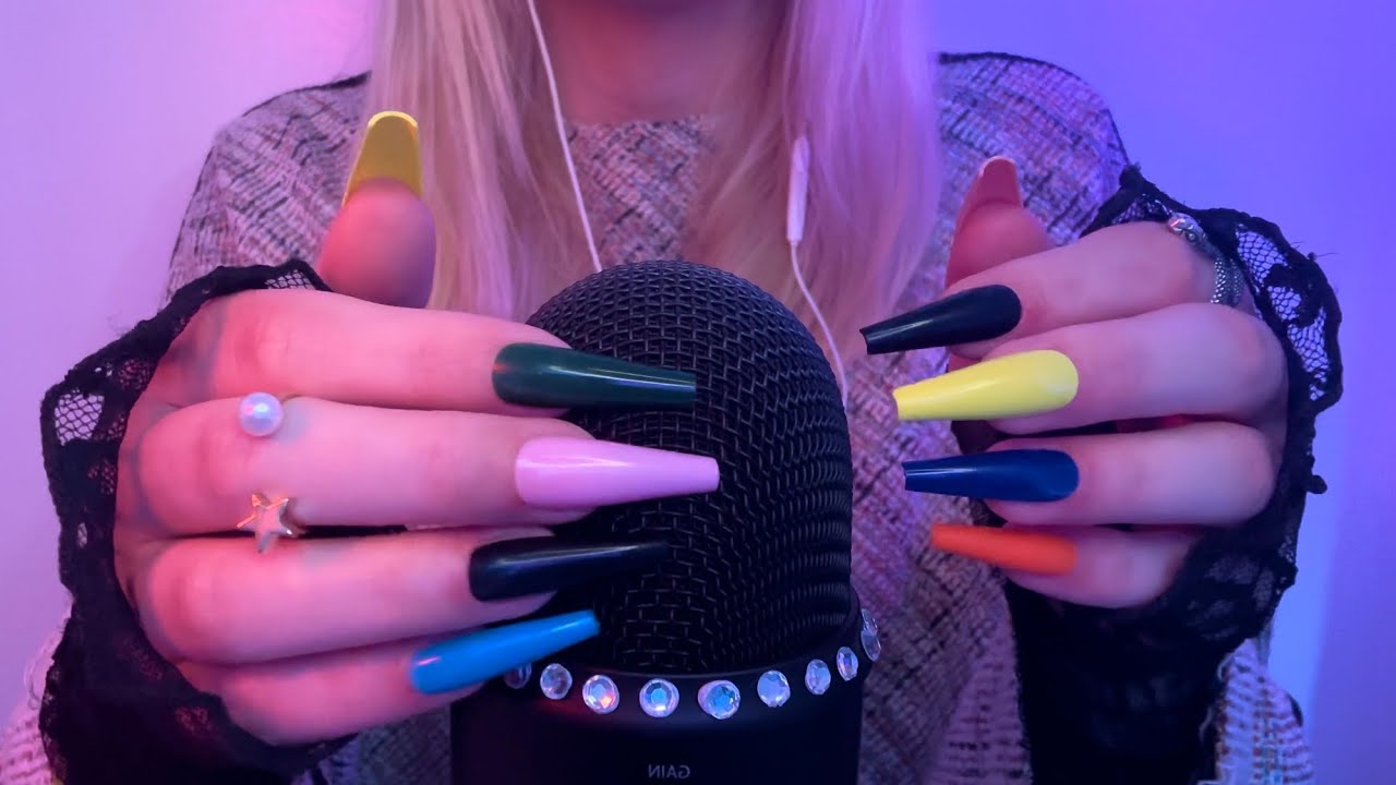 Asmr Mic Scratching Long Nails 3 No Talking Youtube