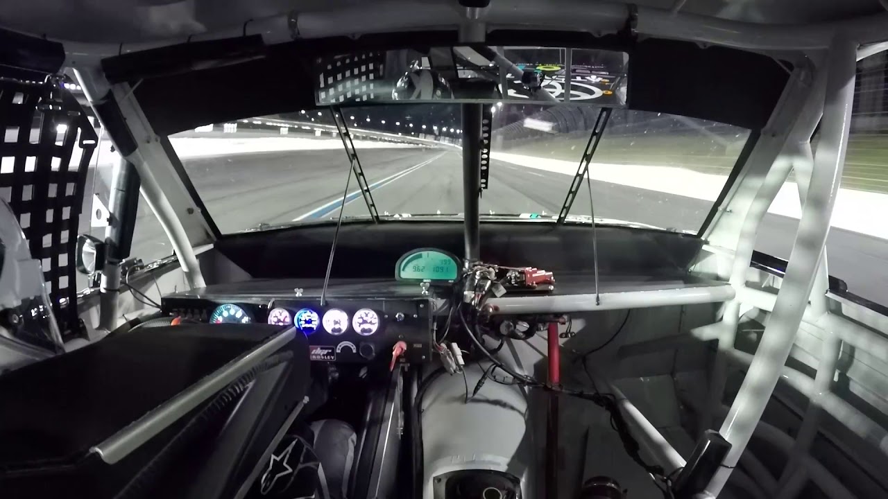 Charlotte Motor Speedway Night Test (NASCAR Truck On-Board Camera ...