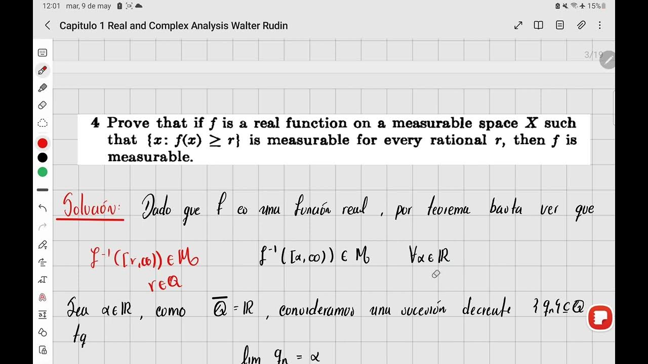 Como Tu Solución : Chapter 1 - Real and Complex Analysis Walter Rudin - Solution Exercise 4 ...