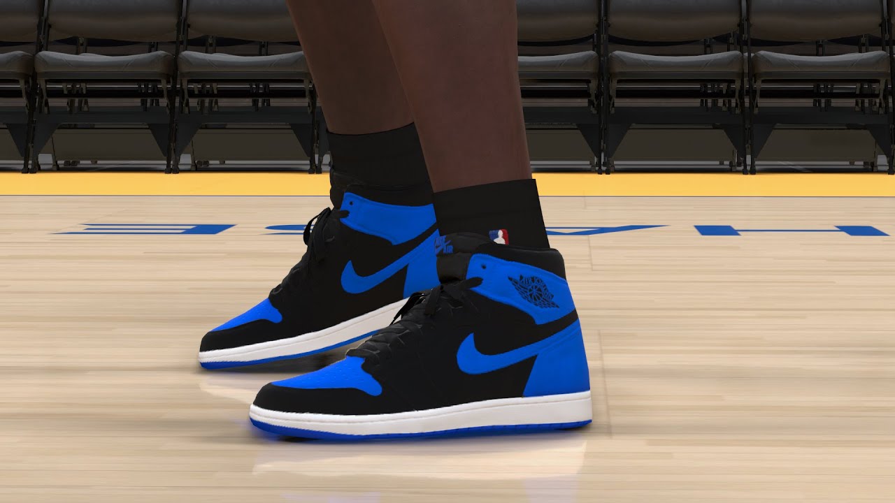 NBA 2K24 Next Gen Shoe Creator - Air Jordan 1 "Royal Imagined" - YouTube
