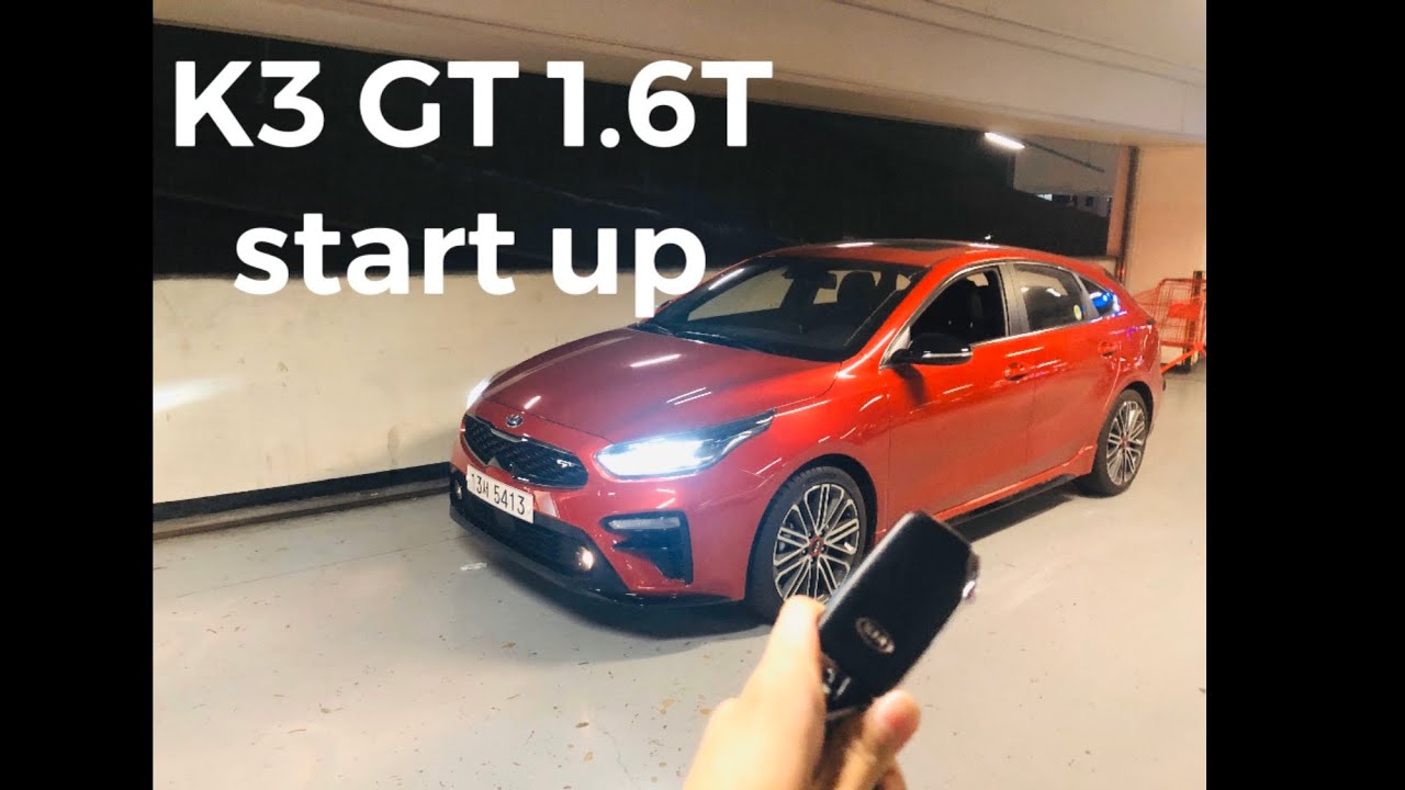 K3 GT 1.6T 시동 (kia k3 gt startup) - YouTube