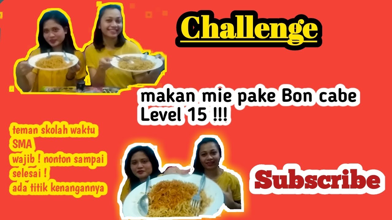 Mie goreng + Bon cabe Level 15 challenge - YouTube