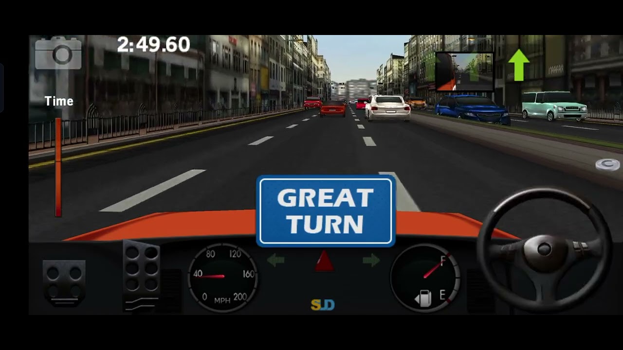 DR driving game mission line full speed - YouTube