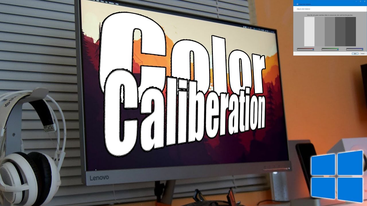How to Do Monitor Color Calibration in MS Windows - YouTube