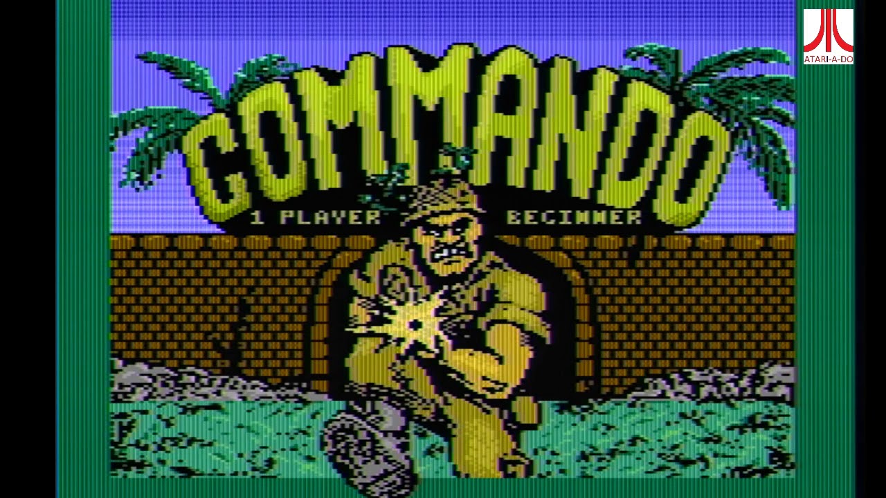 Commando + ATARI 8bit port. (1989) Hoy Presentamos!!! - YouTube
