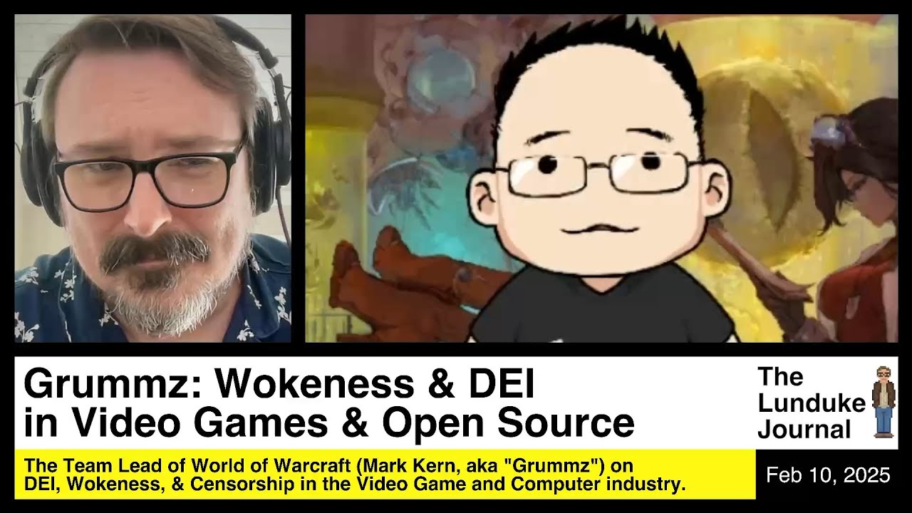 Grummz: Wokeness & DEI in Video Games & Open Source - YouTube