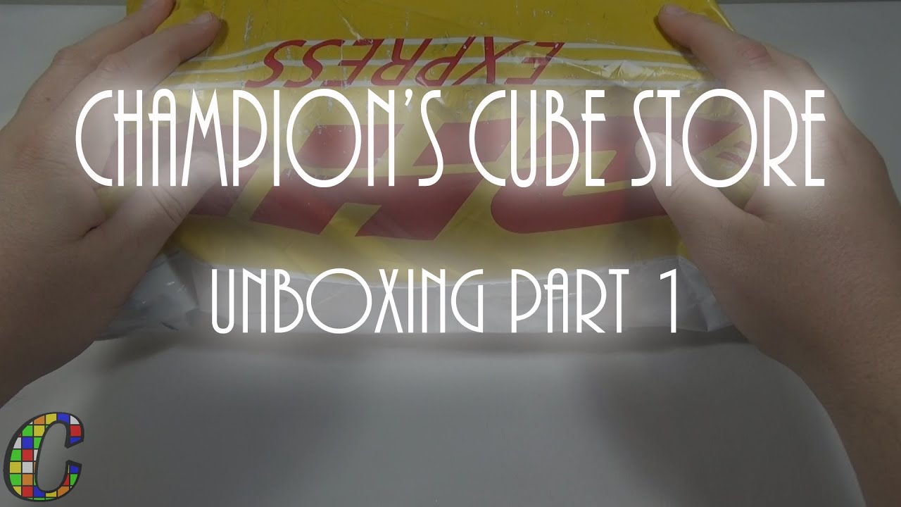 Large Champion's Cube Store Unboxing [Part 1] - YouTube