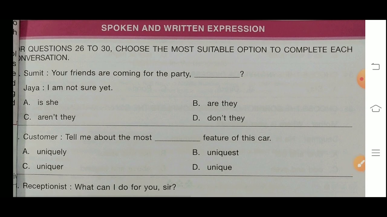 IEO Class 4(2/11/2023) Solution | English Olympiad Answer Key of Class ...