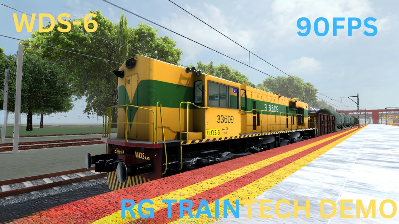 India's No.1 Best Train Game with High Graphics | RG Train Tech Demo ...