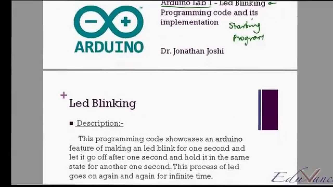 Arduino Lecture 5 LED Blinking Code - YouTube