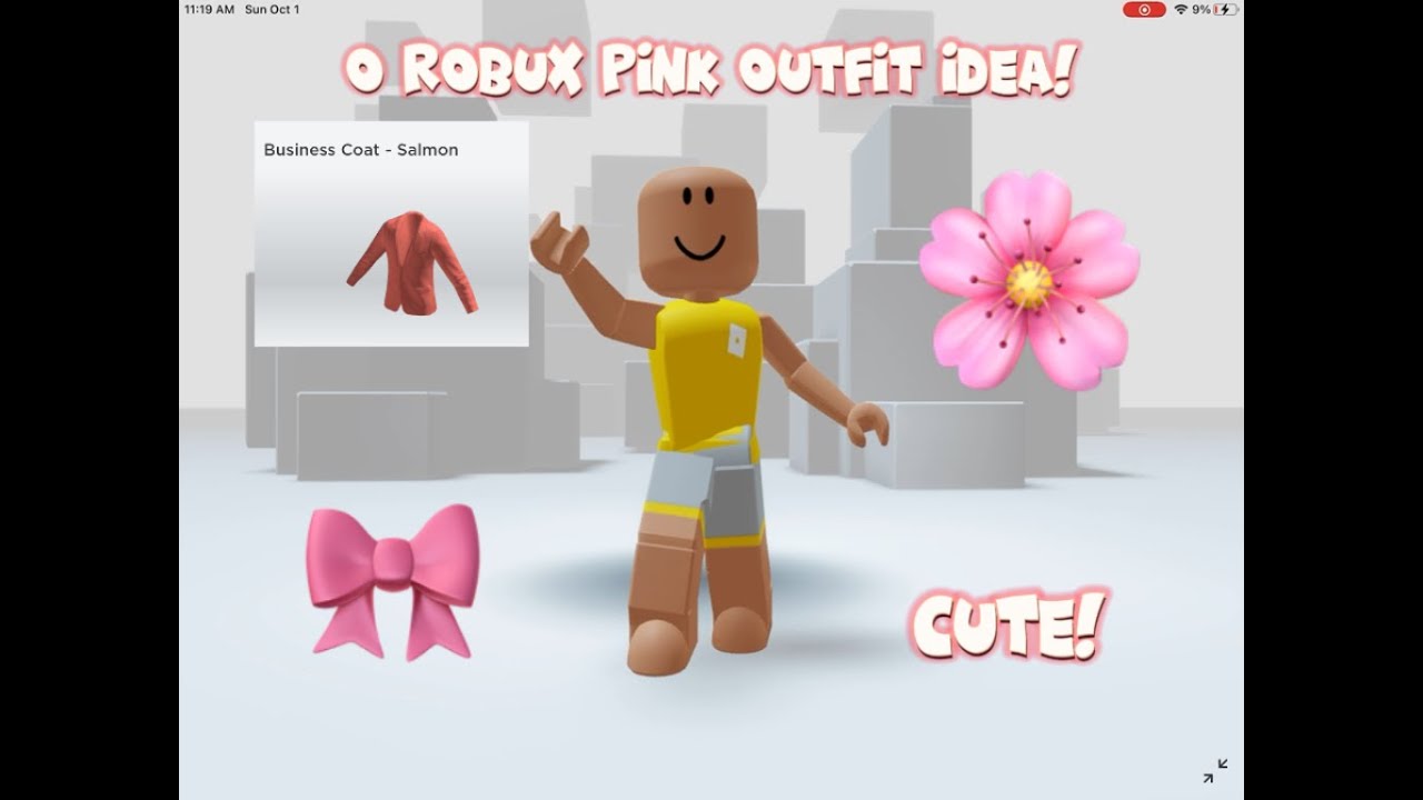 0 Robux Pink Outfit Idea! 🌸🎀🦩#roblox #robux #free #outfit #idea #pink ...