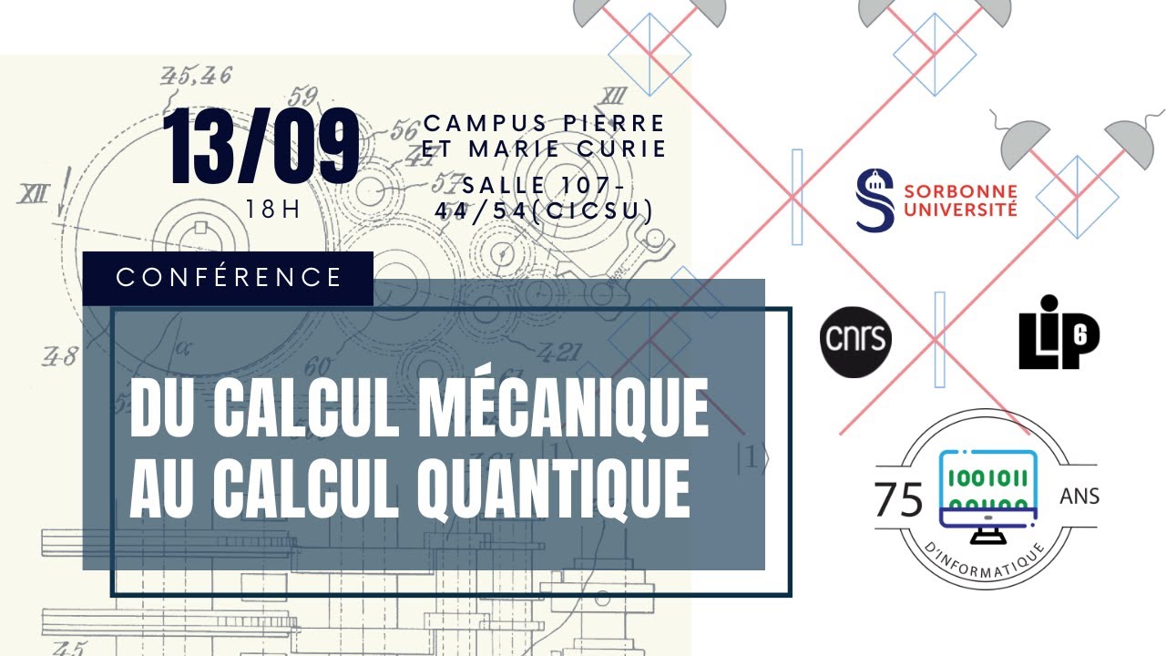 Du calcul mécanique au calcul quantique - YouTube