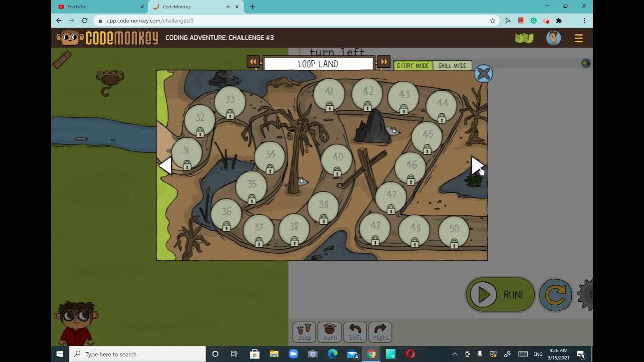 code monkey coding adventure lvls 1-3 - YouTube