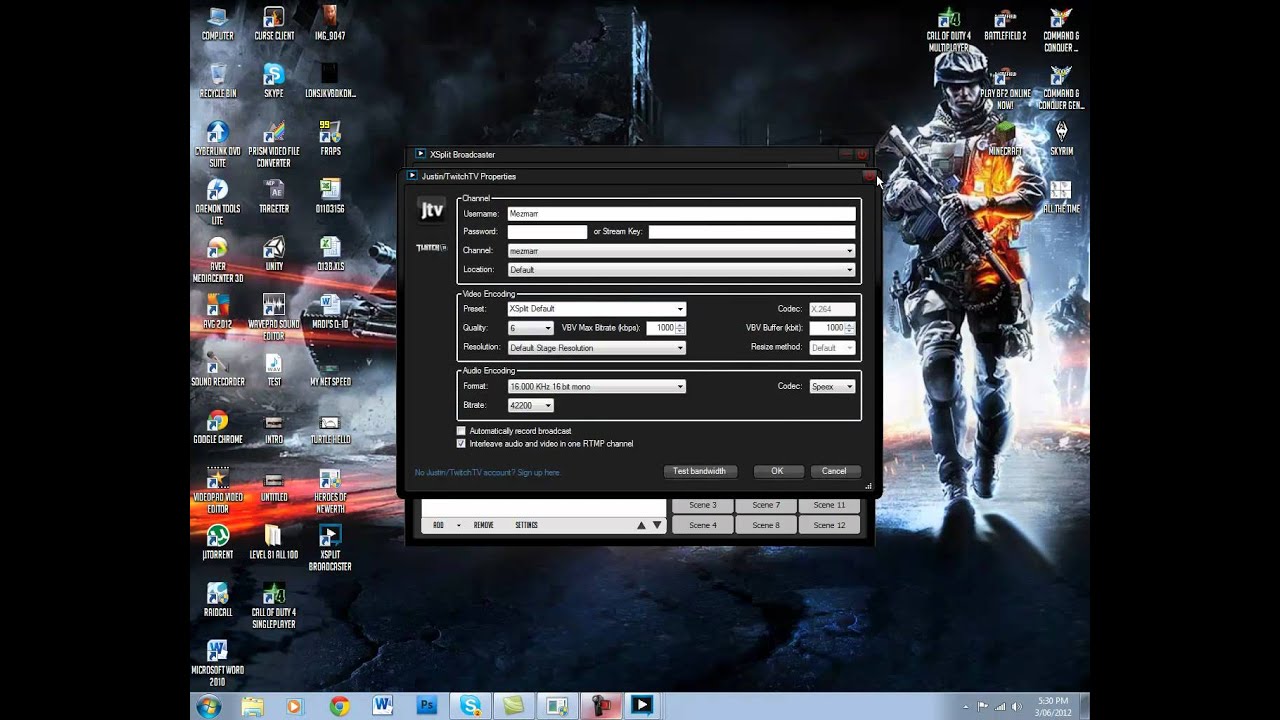 How to Live stream to Twitch.TV - YouTube