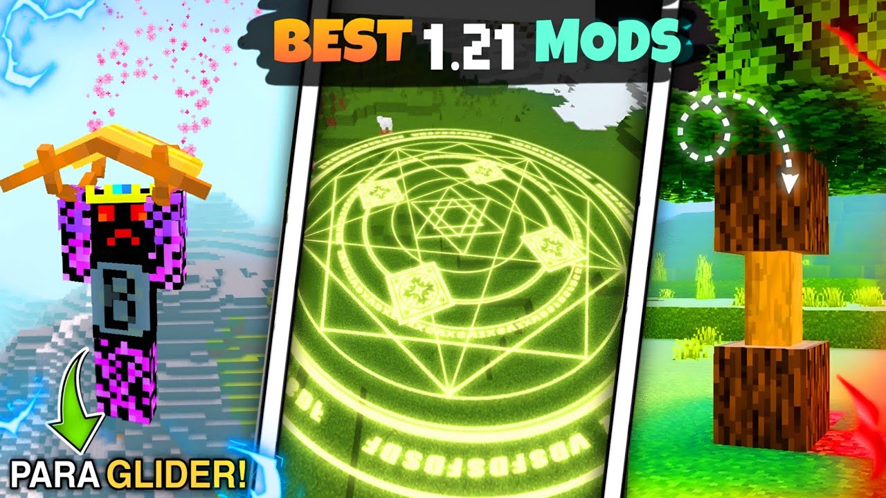 Top 3+ New Mods For Mcpe 1.21🔥|| Best Mods For Minecraft Pocket Edition ...