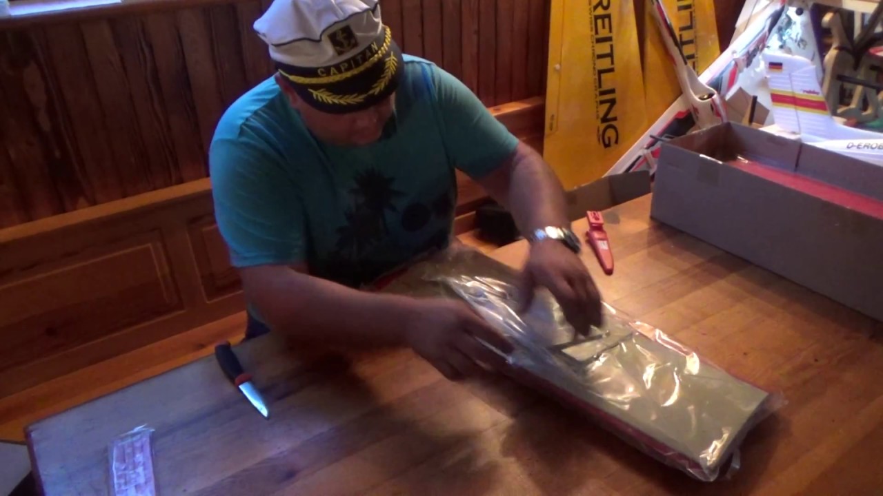 Pietenpol Air Camper v2 1370mm (Red/Silver) ARF Unboxing - YouTube