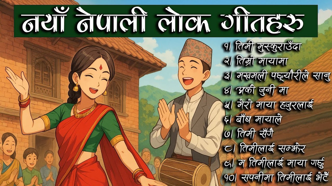 New Nepali Lok Geet || Nepali Folk Songs Collection || Trending Lok ...