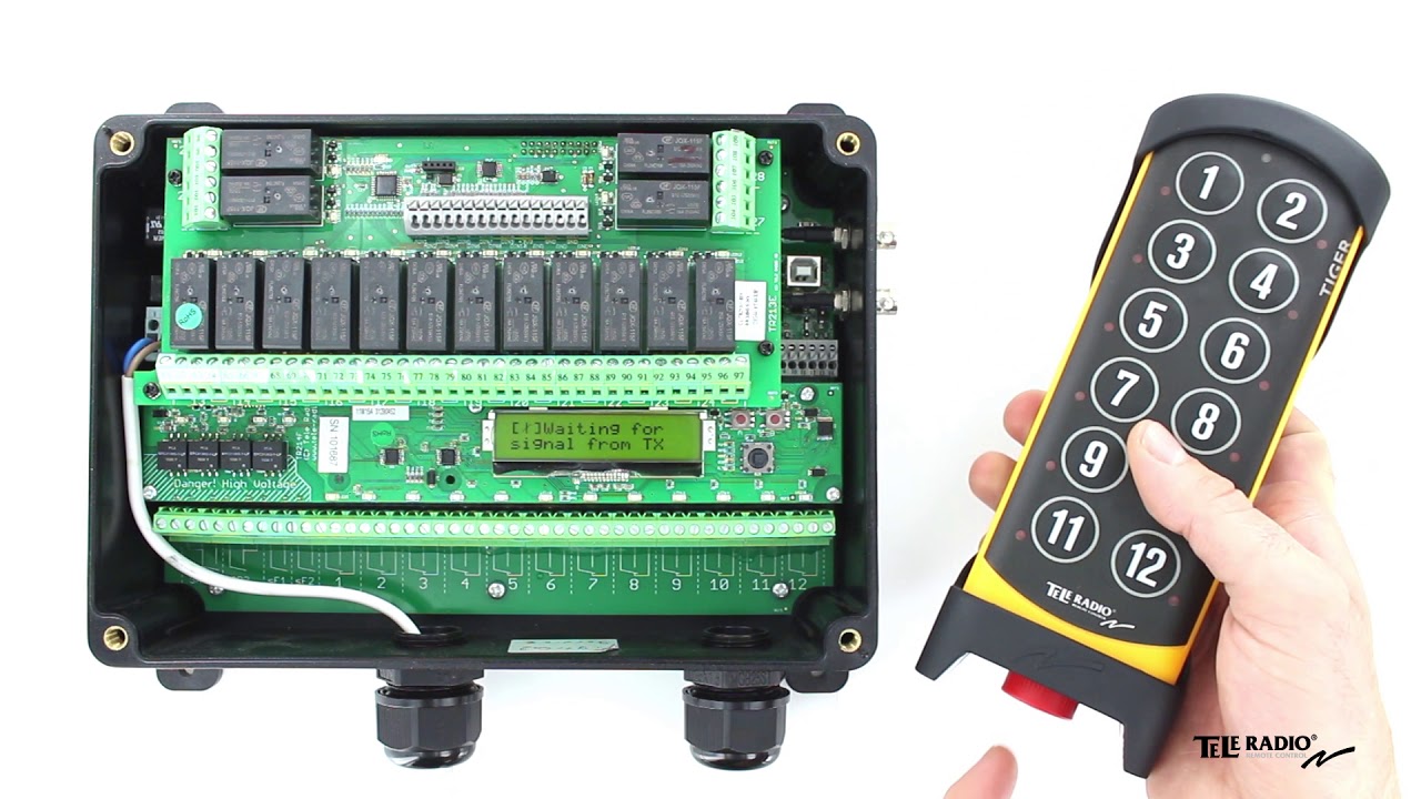 How to register a TG-T11-5 transmitter in a TG-R9-1 receiver - YouTube