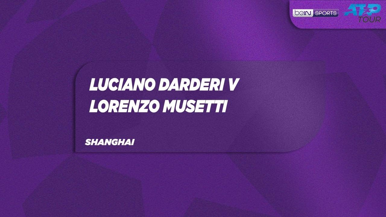 Luciano Darderi v Lorenzo Musetti | Shanghai Masters | Match Highlights ...