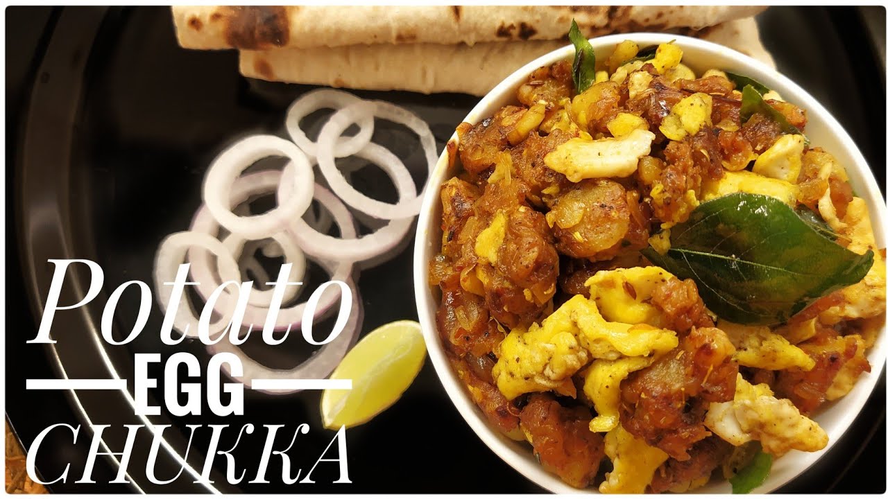 Potato Egg Chukka Recipe | Potato Recipe | Side Dish for Chapathi ...