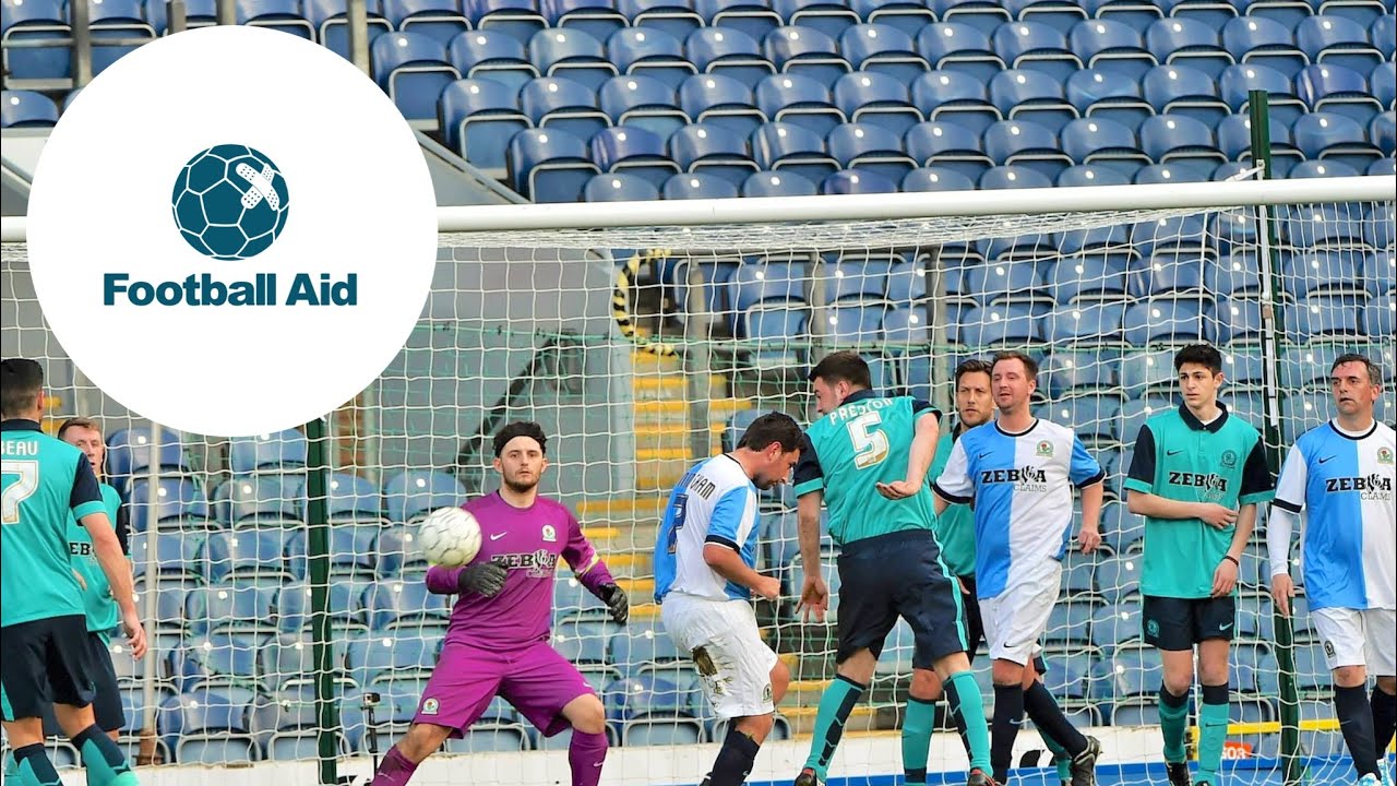 #FootballAid: GOAL MOUTH AT EWOOD! - YouTube