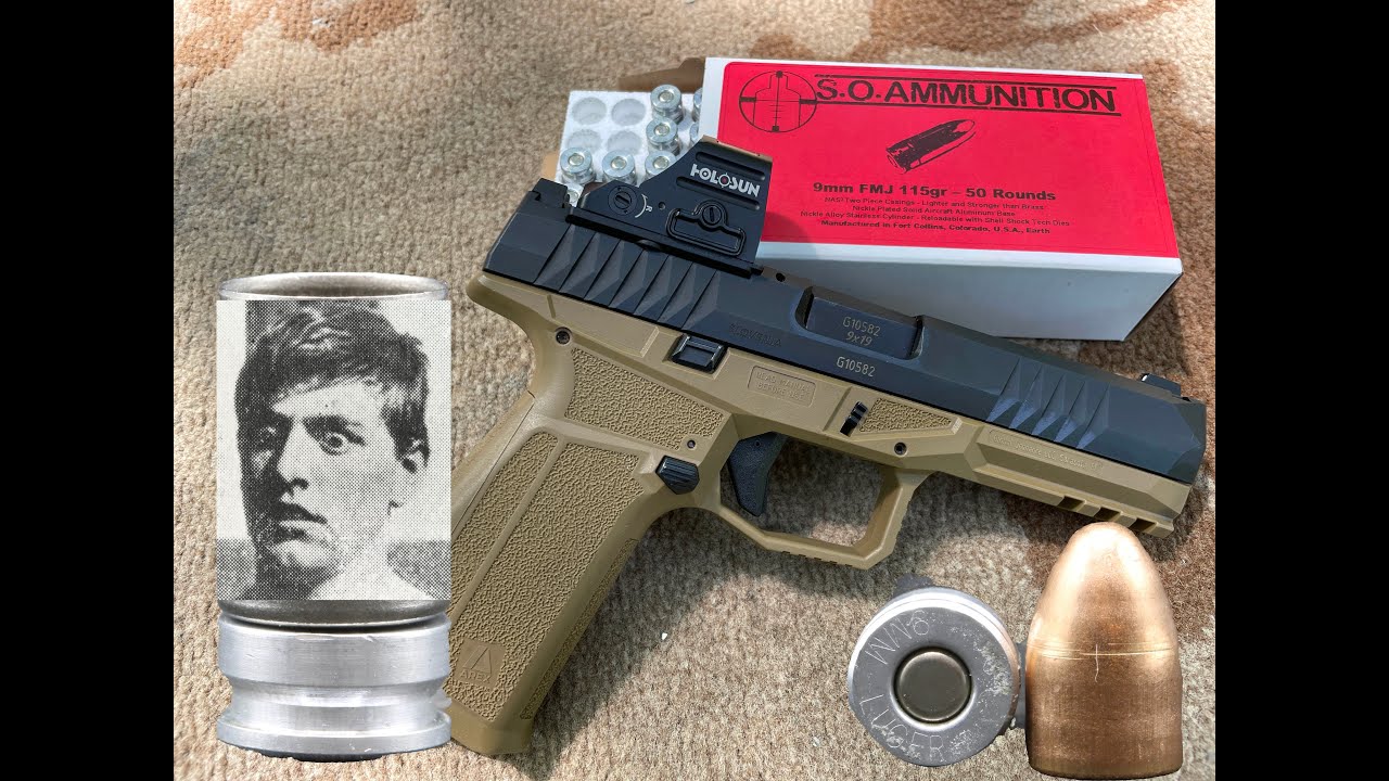 9x19mm, 115gr FMJ, Steel Ops With Shell Shock Cases - YouTube