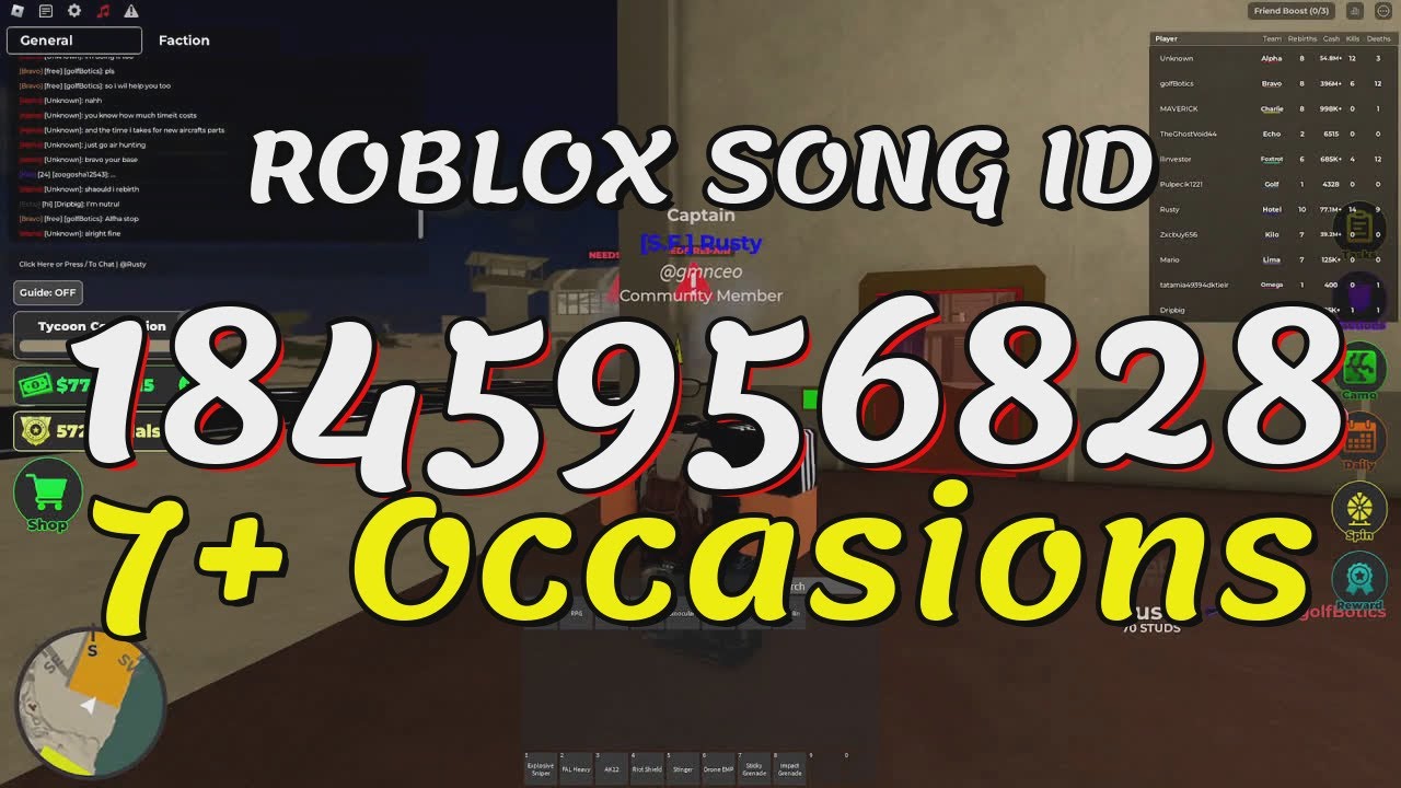 7+ Occasions Roblox Song IDs/Codes - YouTube