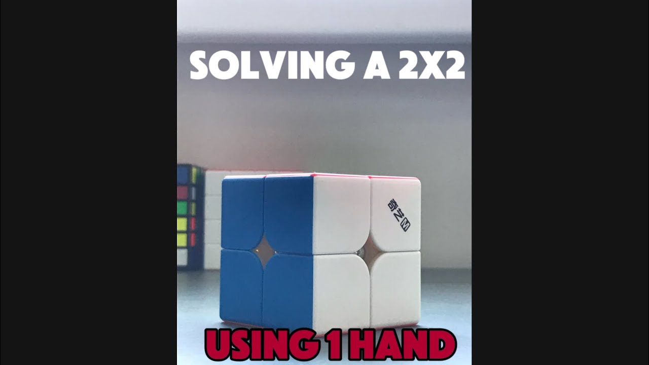 Solving a 2x2 with on hand /2x2 OH - YouTube