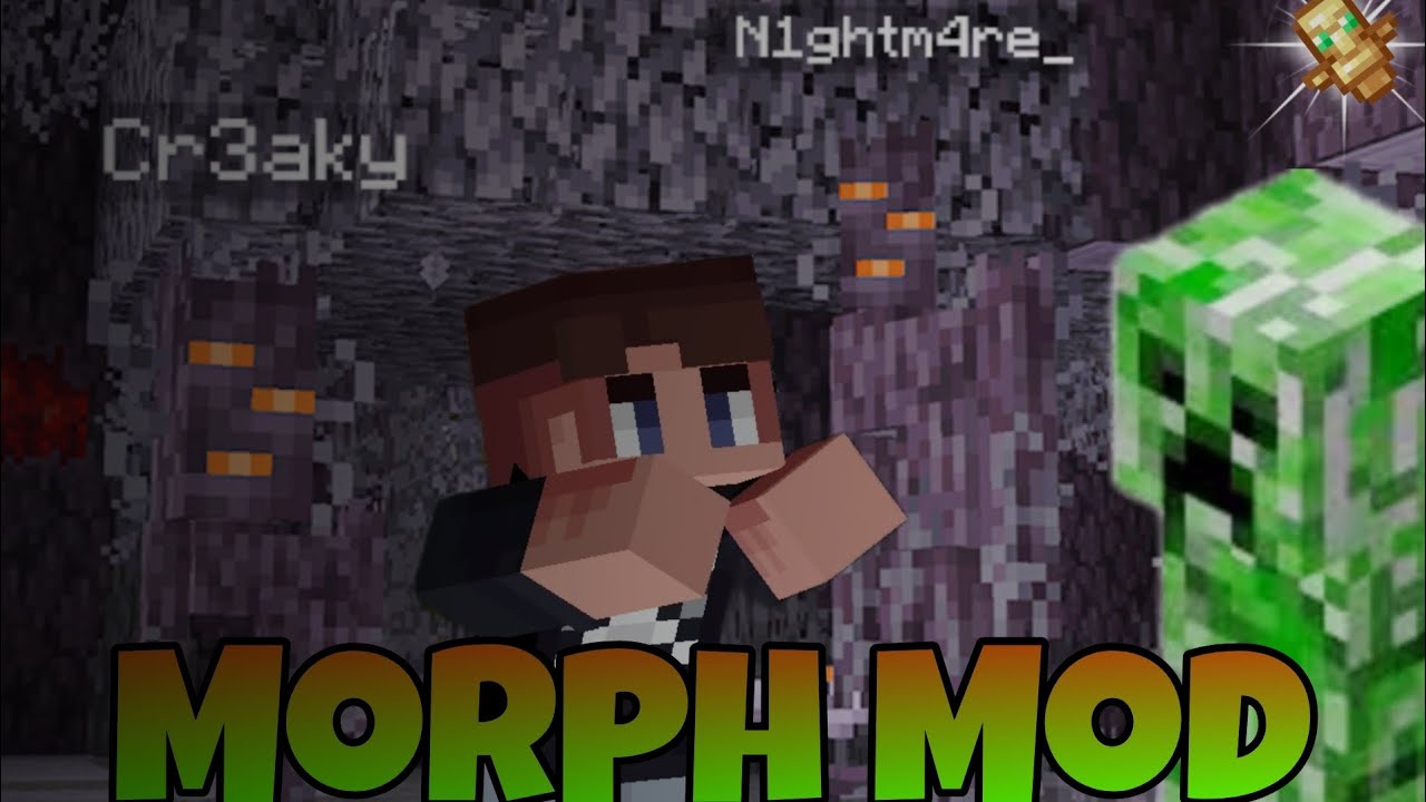 Morph Add-on for Minecraft Pe & Bedrock | Marketplace mod - YouTube