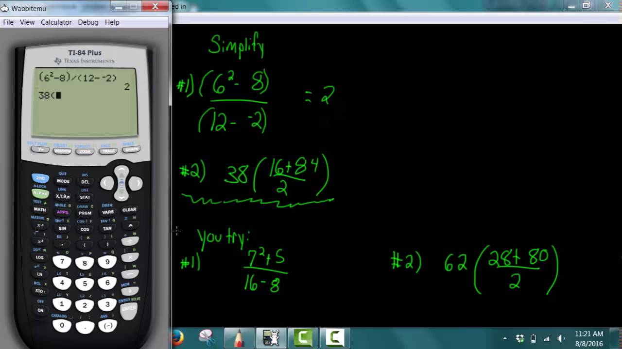Fractions With Expressions In Numerator On TI84 YouTube fractions-with-expressions-in-numerator-on-ti84-youtube
