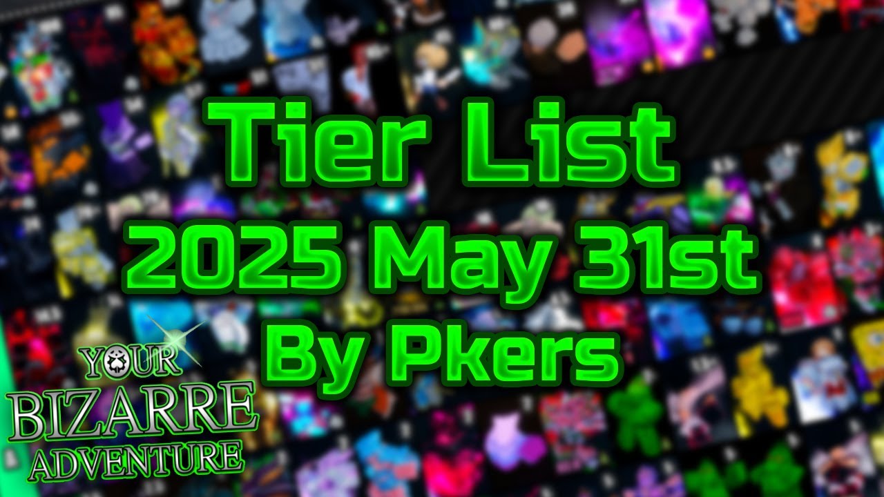 [YBA] Updated Skin Tier List by Pkers | 2025 May 31st - YouTube