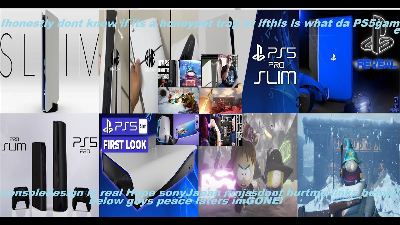 PS5 Slim Console leaked on Internet!SouthPark Snow Day game trailer ...