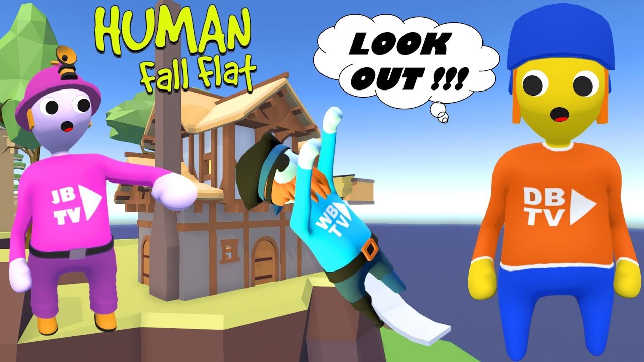 WE ESCAPED A MEDIEVAL CASTLE IN HUMAN FALL FLAT MULTIPLAYER - YouTube