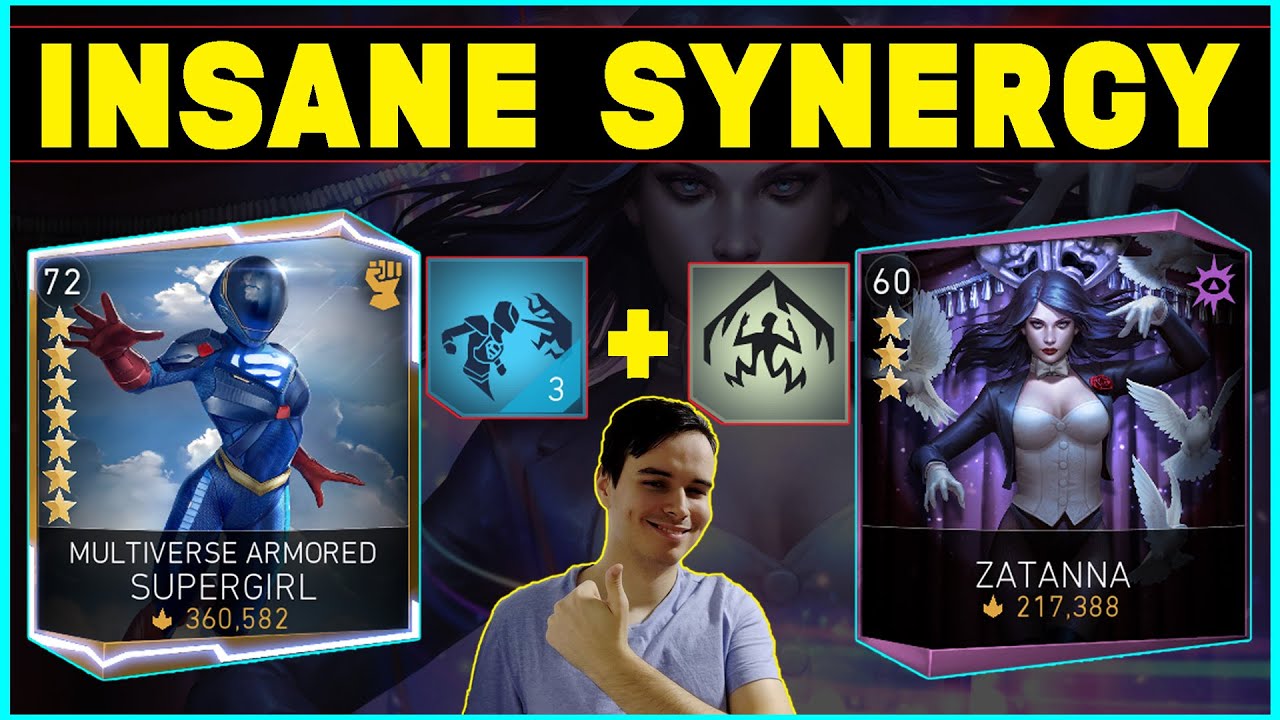 This Is My New Favorite Zatanna Team Injustice 2 Mobile - YouTube