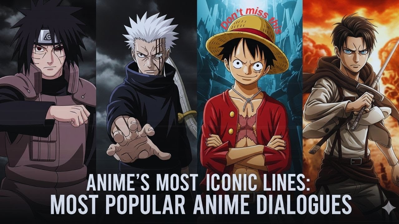 Anime's Most Iconic Lines: Spoken by Legends - YouTube