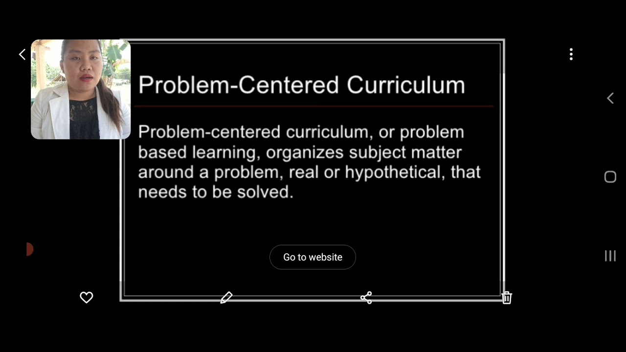 Problem Centered Curriculum YouTube Problem Centered Curriculum YouTube