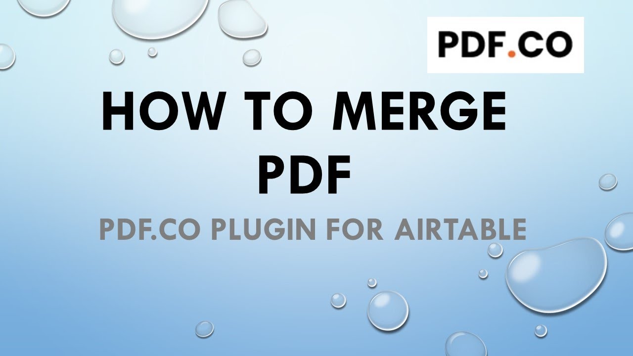 How To Merge PDF In Airtable With PDF co Plugin YouTube How To Merge PDF In Airtable With PDF co Plugin YouTube