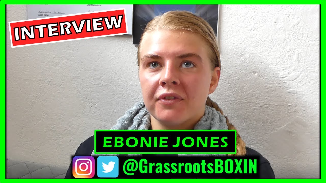 Interview with Amateur Star EBONIE JONES | We Talk Background & Turning Professional - YouTube