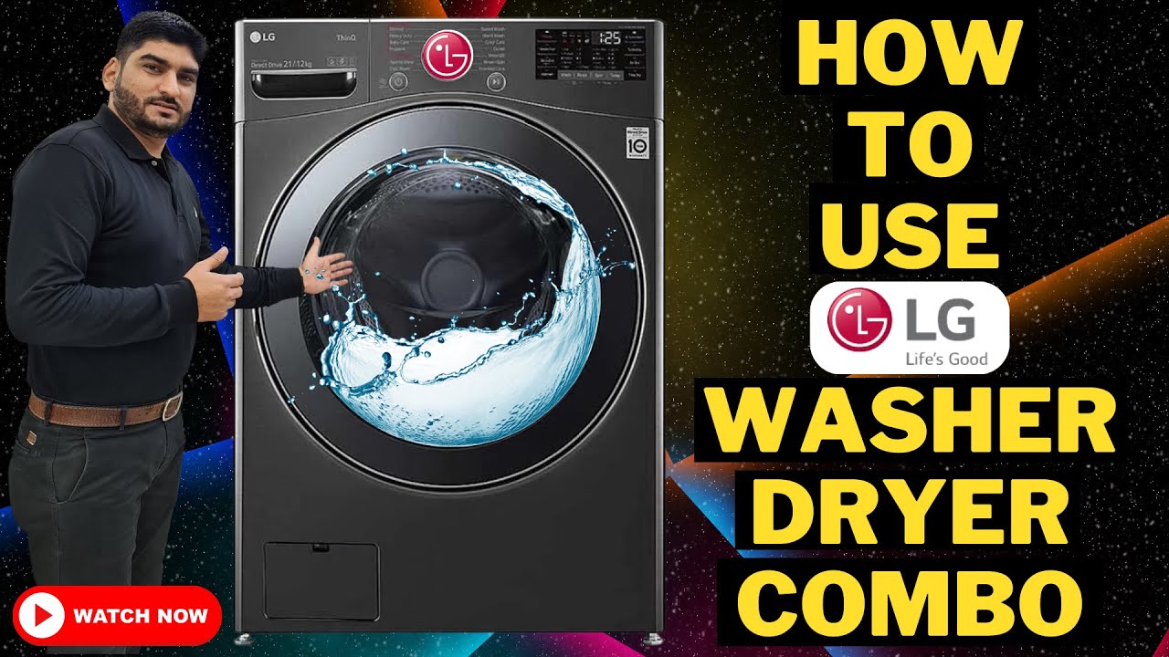 How To Use Lg Washer Dryer Combo Machine Lg Washer Dryer Fhd2112stb