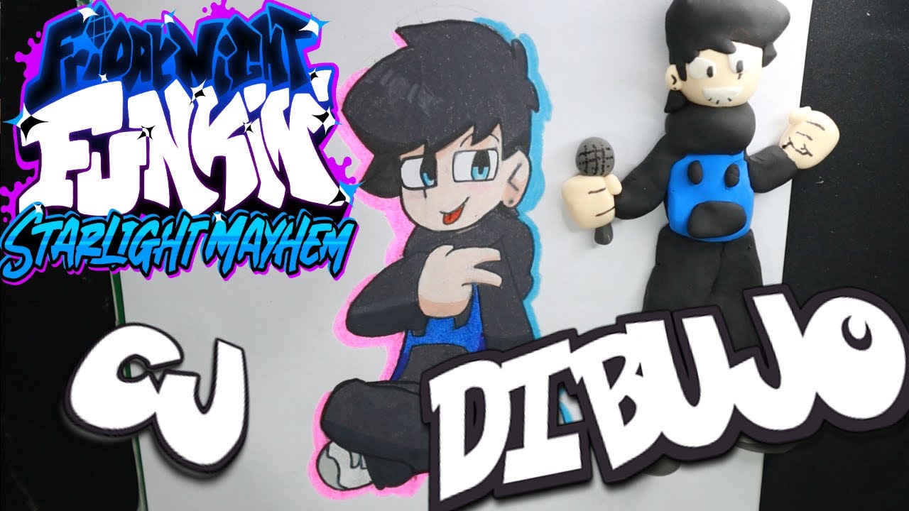 COMO DIBUJAR CJ DE FNF | FÁCIL | PASO A PASO | how to draw CJ | FRIDAY ...