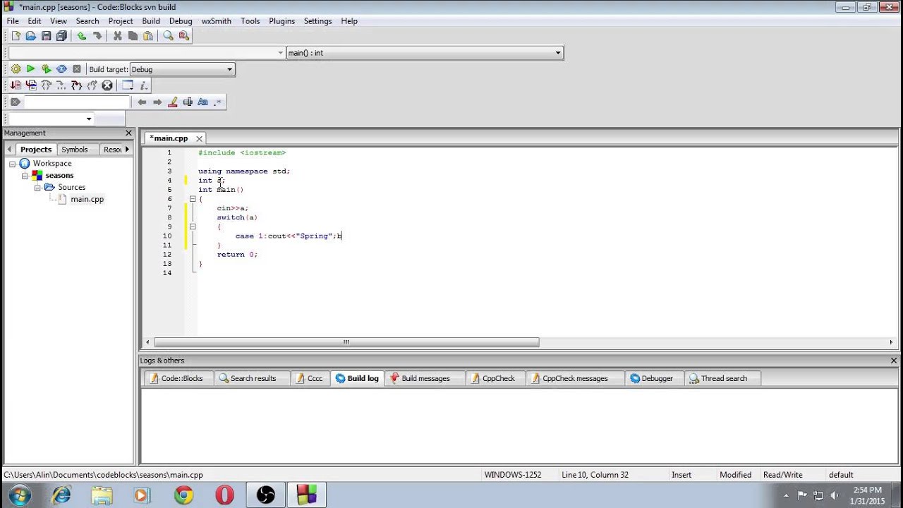 Codeblocks Seasons Problem Youtube 3833
