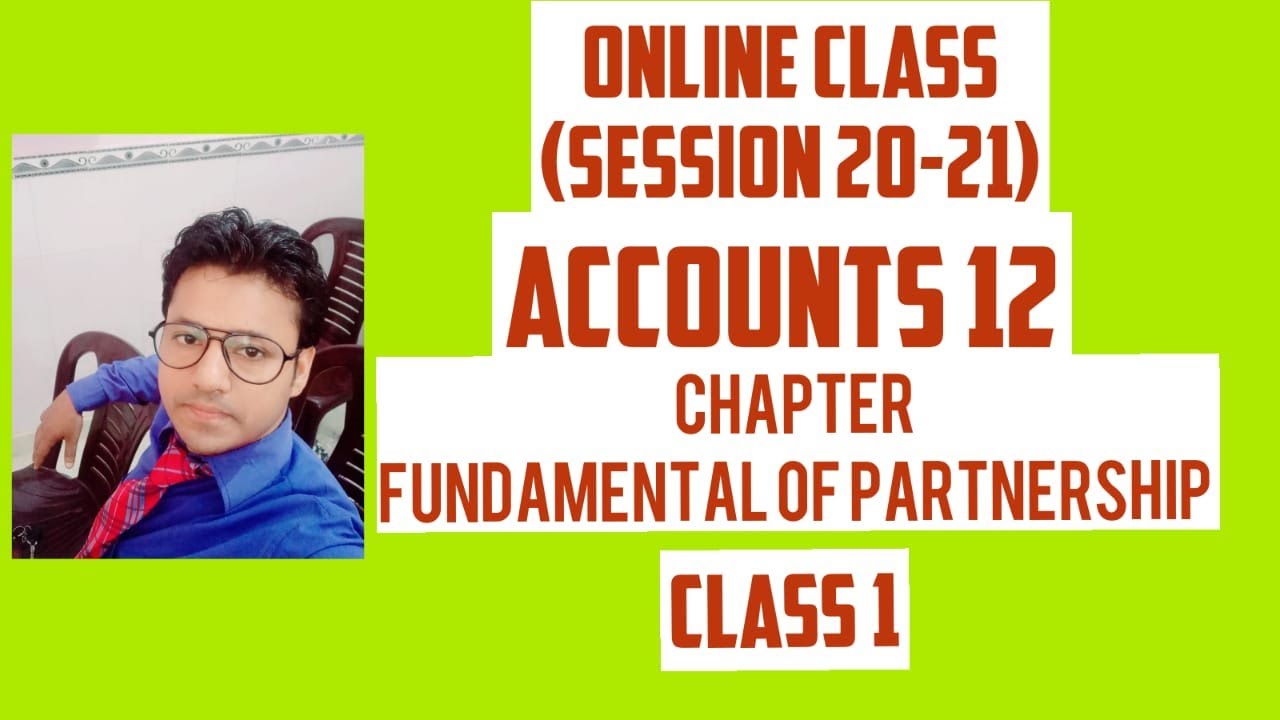 accounts class 12th - YouTube