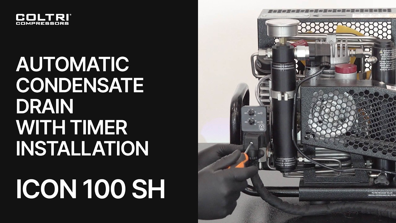 ICON 100 SH – Automatic condensate drain installation on ICON HONDA ...