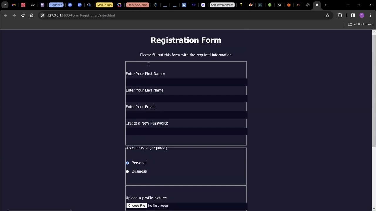C-CUBE CODING CLASS | 26 MAR 2023 | HTML - FORM - YouTube