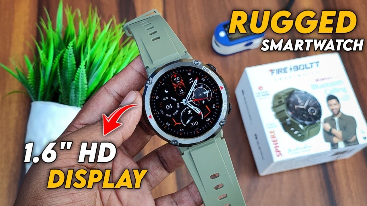 Fire Boltt Sphere Detailed Review||Best Rugged Smartwatch Under 5000 ...