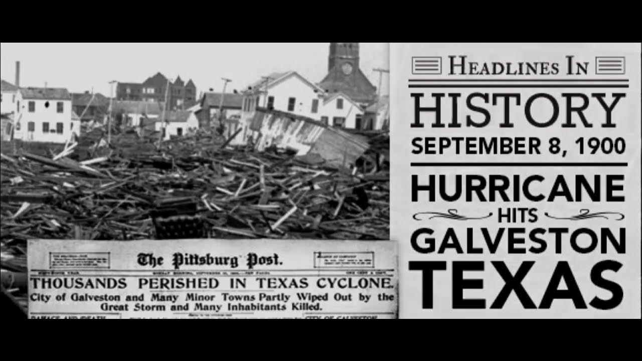 The Great Galveston Hurricane September 8 1900.Please like and suscribe ...