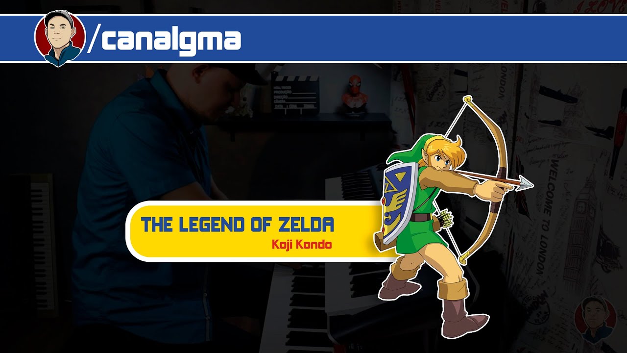 THE LEGEND OF ZELDA KEYBOARD COVER - Tema Principal - YouTube